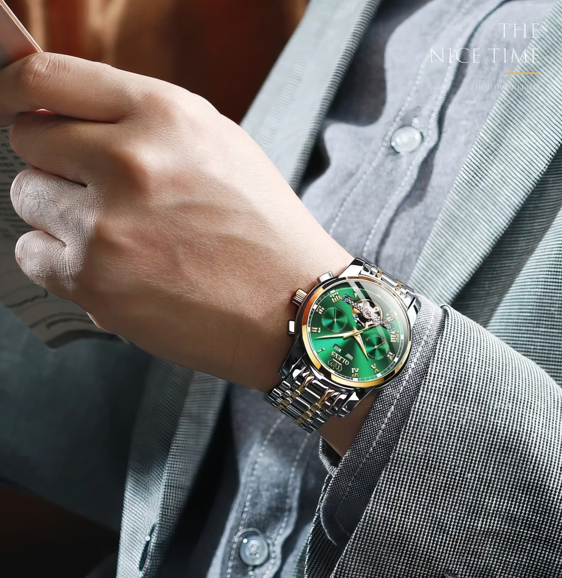 Mechanical Skeleton Watch For Men Automatic Self Winding Watches Julian Kingsley